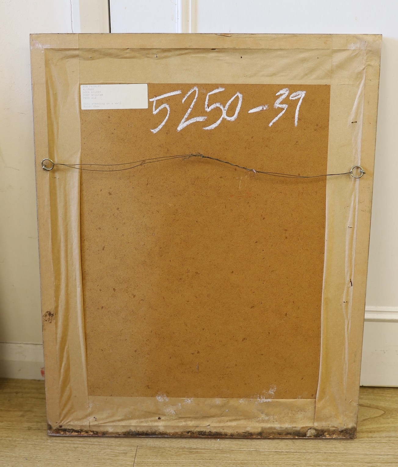 Rob Fairley | Girl standing on a wall, Kuldi Ghor | MutualArt