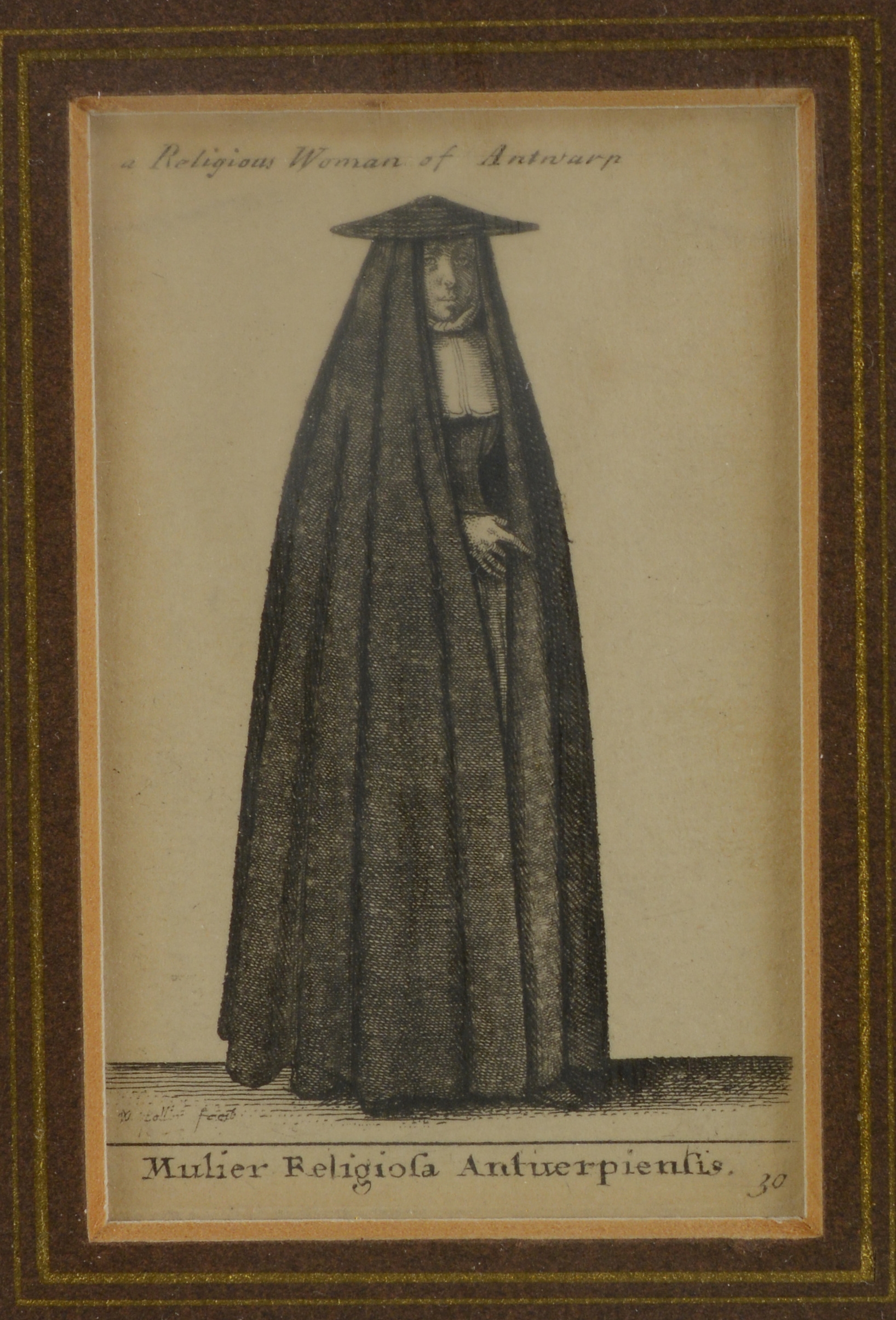 Wenceslaus Hollar | ŘEHOLNICE Z ANTWERP Z CYKLU THEATRUM MULIERUM AND ...