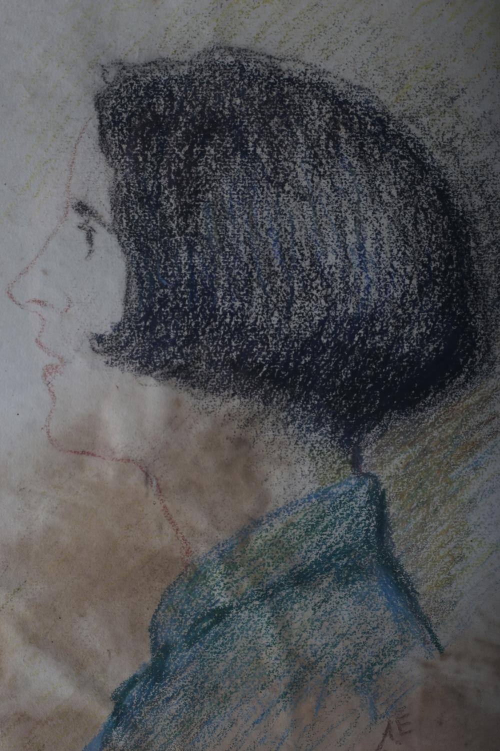 George Russell | Head and Shoulders Portrait of a Female | MutualArt