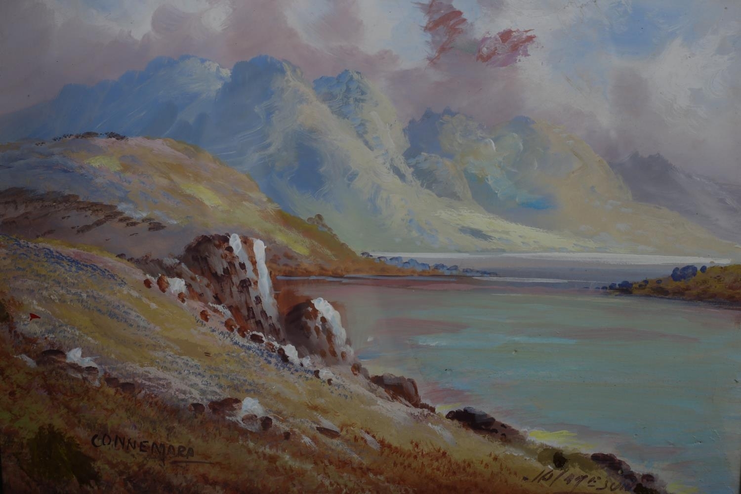 James Arthur Henry Jameson | JAMESON CONNEMARA MOUNTAIN SEASCAPE ...