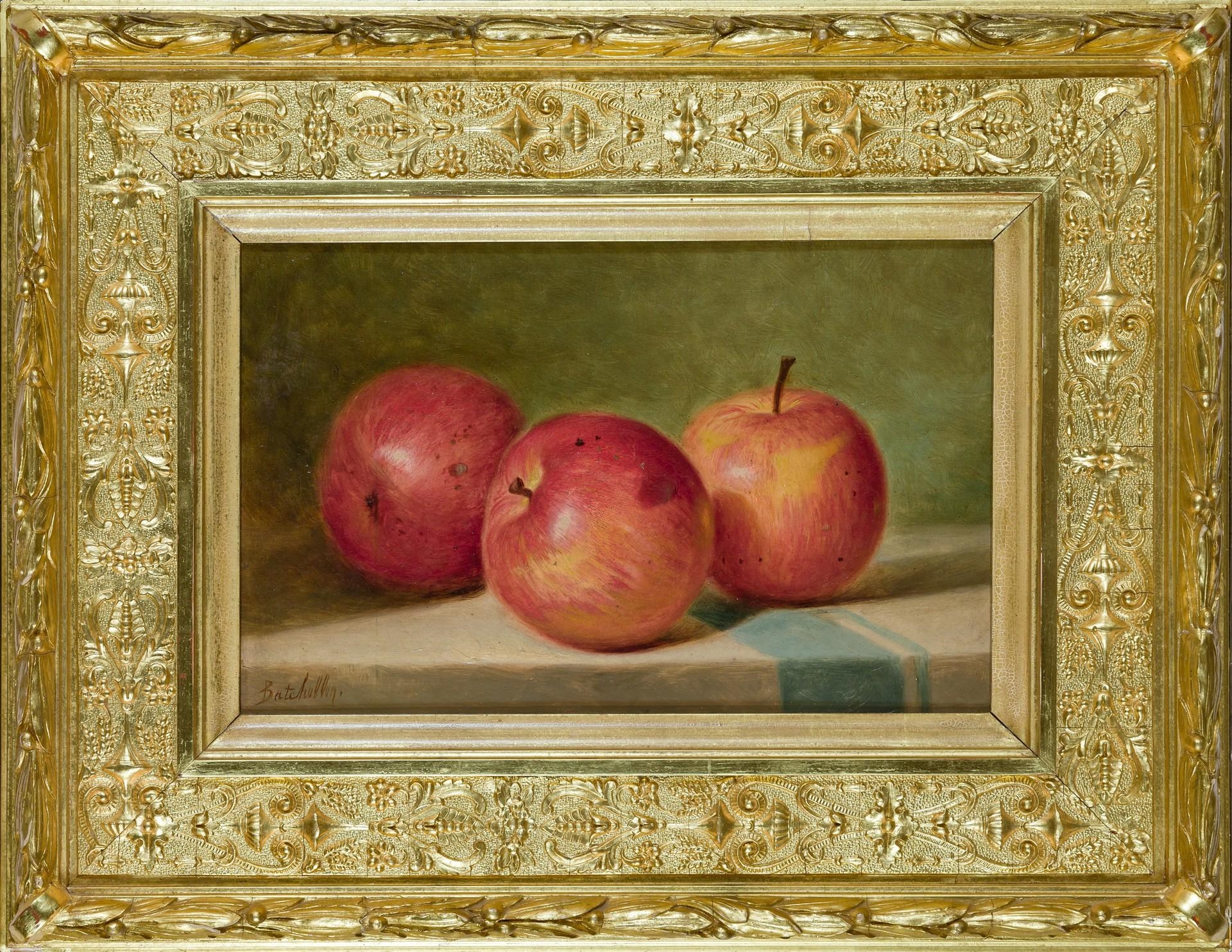Frederick Stone Batcheller | Still Life with Three Apples | MutualArt
