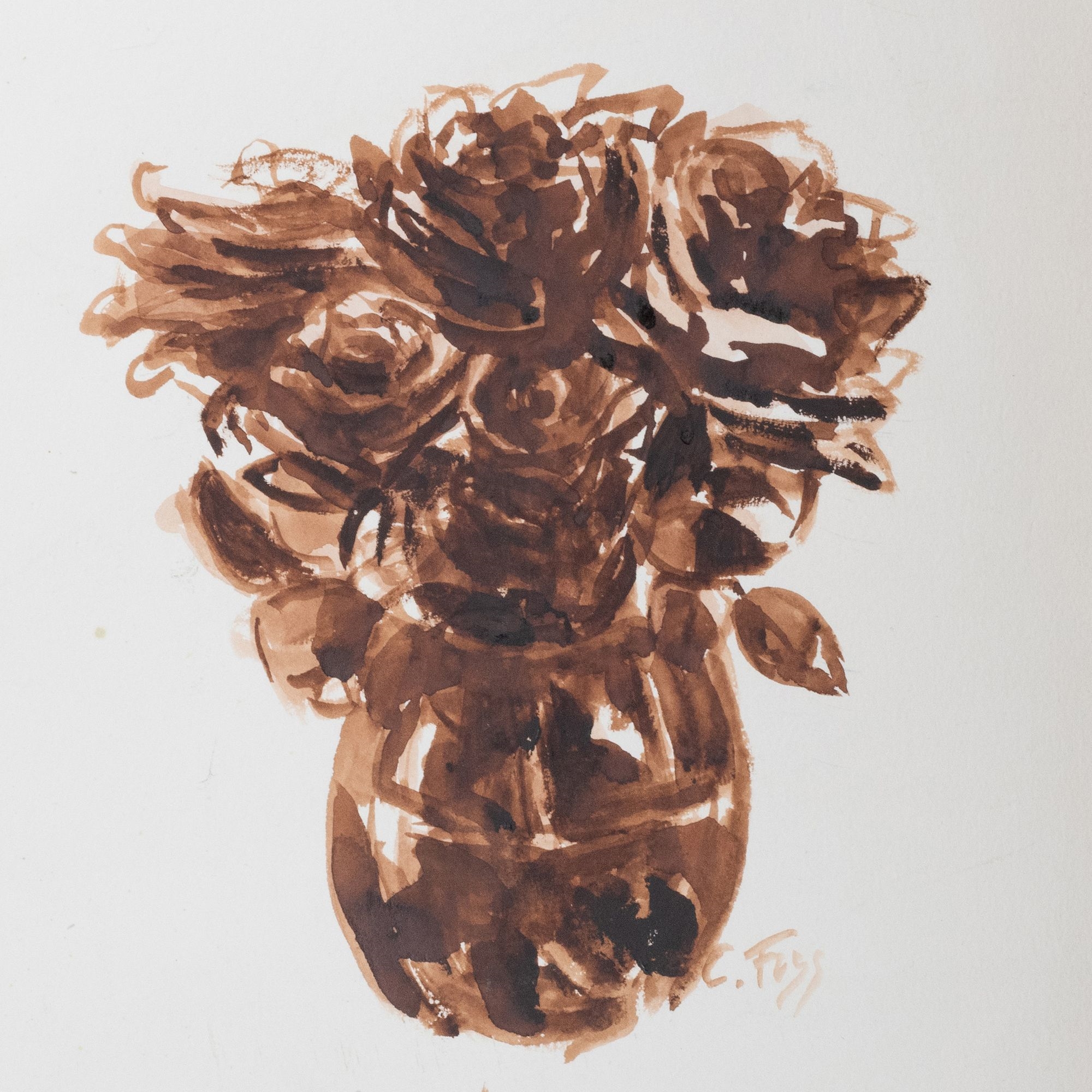 Cornelia Foss | Zinnias (2018) | MutualArt