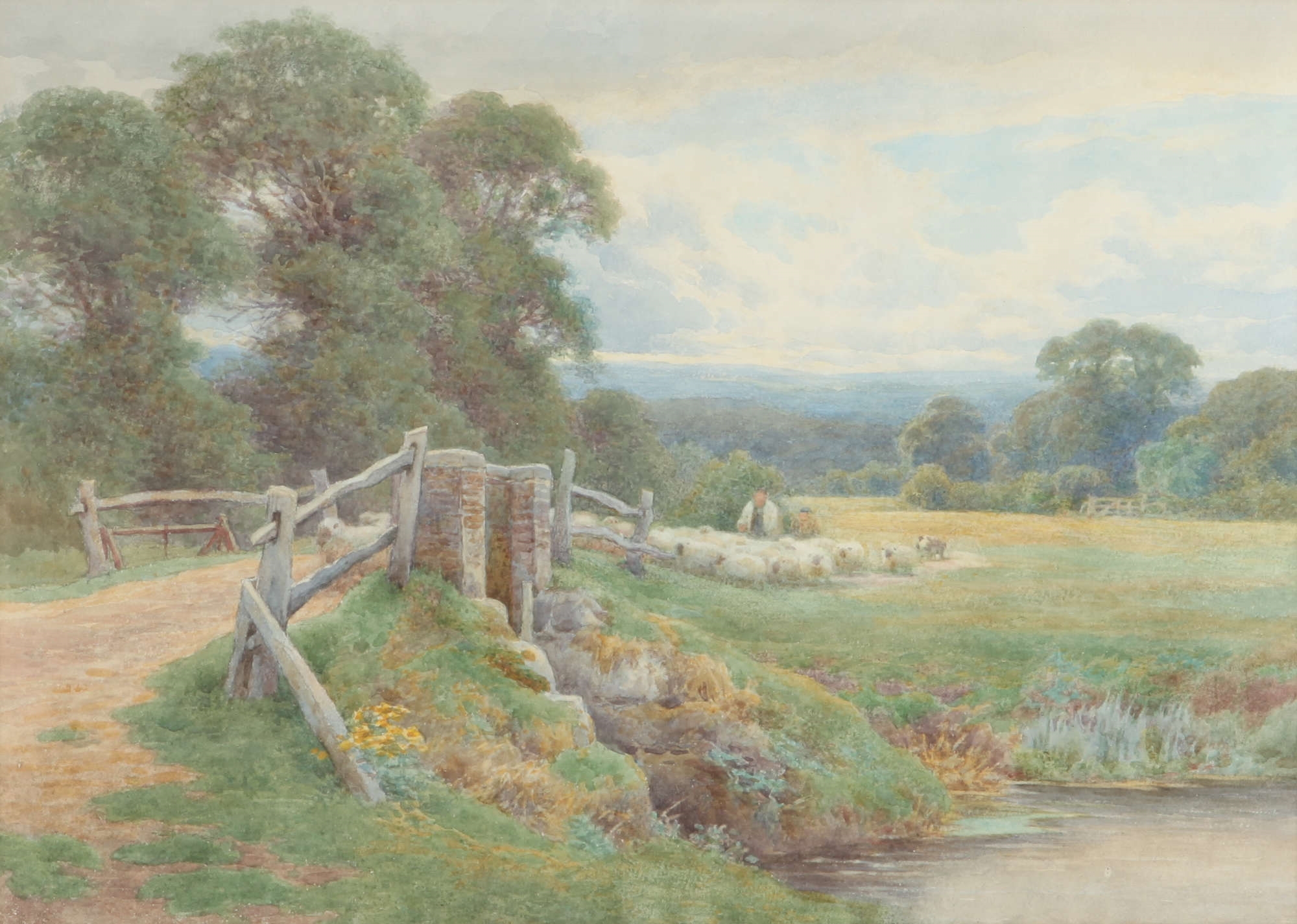 Charles James Adams | Charles James Adams (1859-1931) Watercolour ...