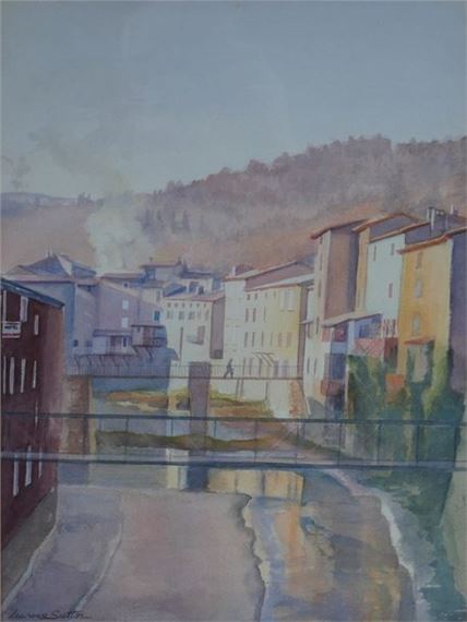 Laurence Sutton | Vue de Rennes-les-Bains | MutualArt