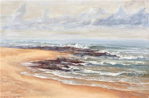 Neale Joseph | Wave Rhythms Wamberal (1990) | MutualArt