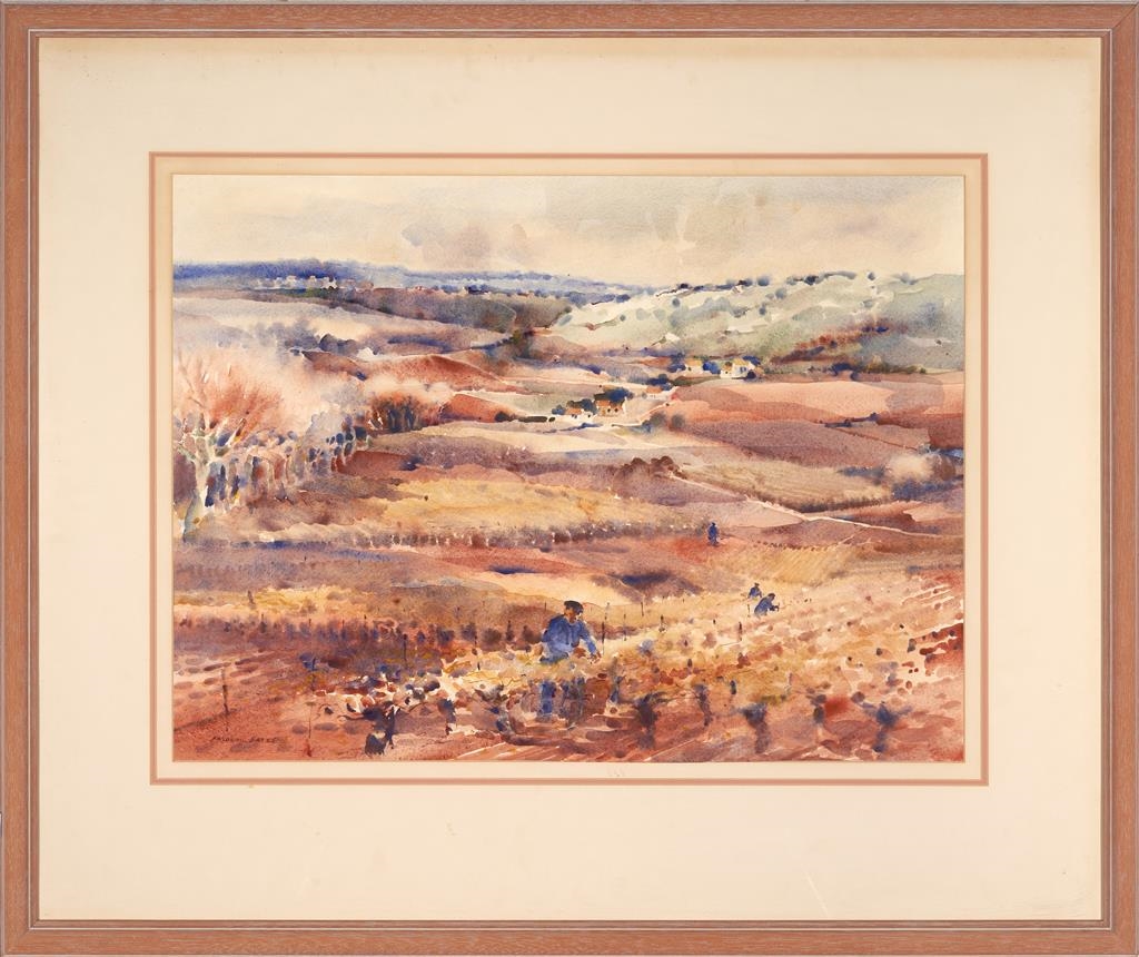 Frederic Bates | Grape Harvest | MutualArt