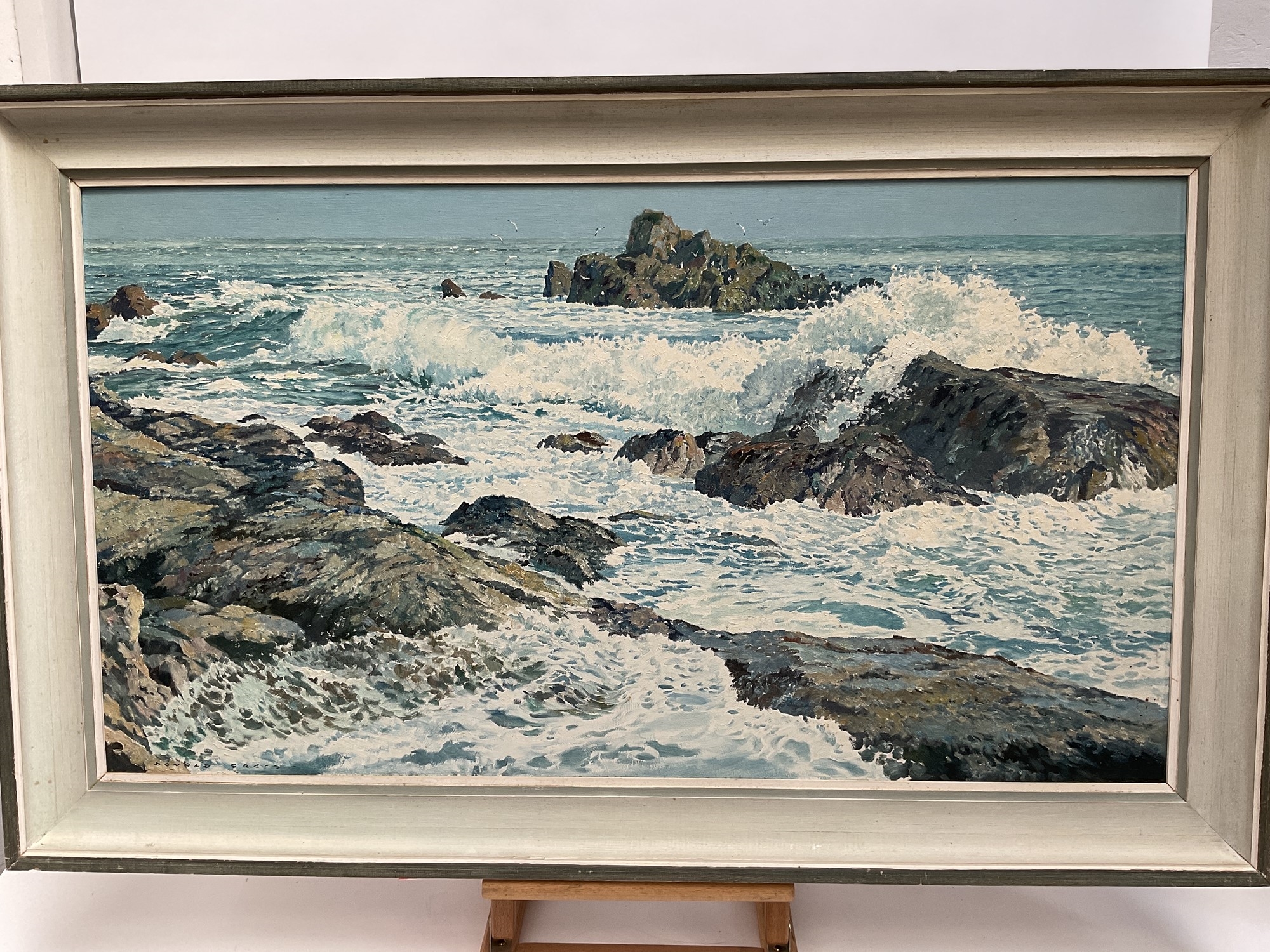 Donald Greig | Coastline off St Ives | MutualArt