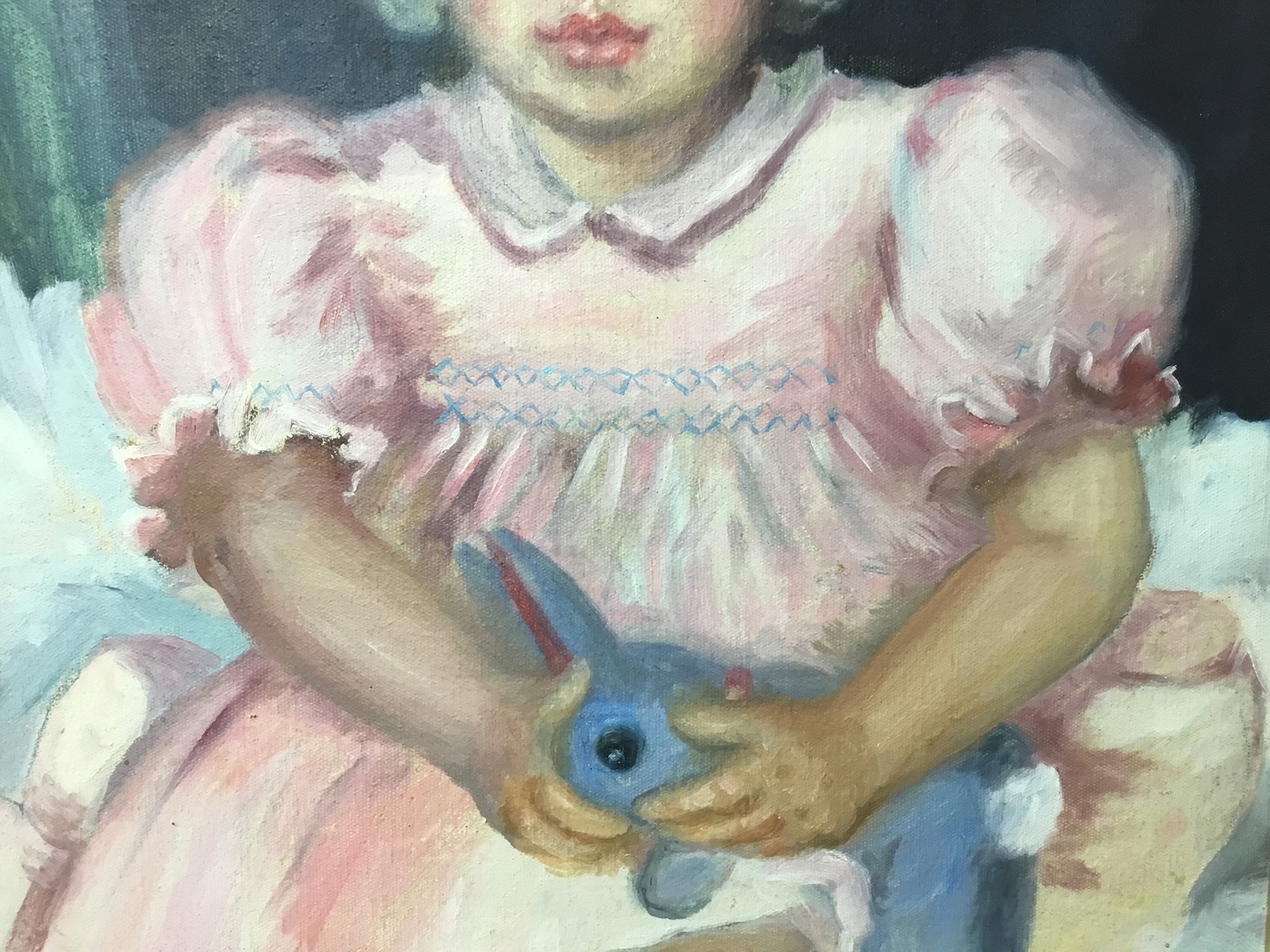 Hazel Calder-brooke | portrait of a child, 'Sandra', the artist niece ...