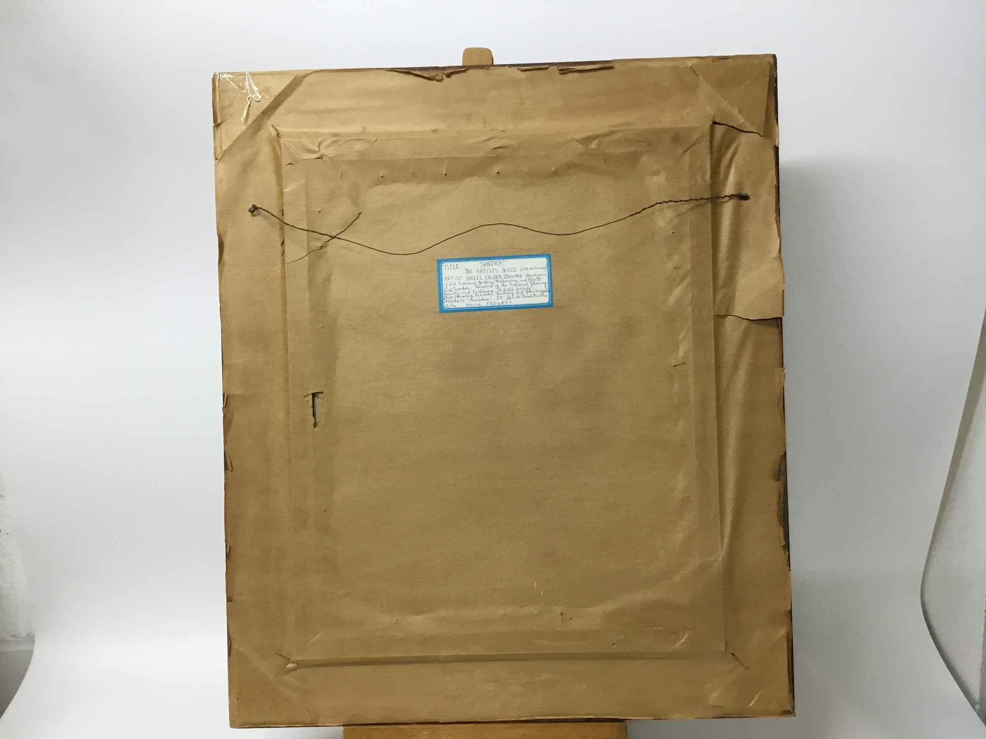 Hazel Calder-brooke | portrait of a child, 'Sandra', the artist niece ...