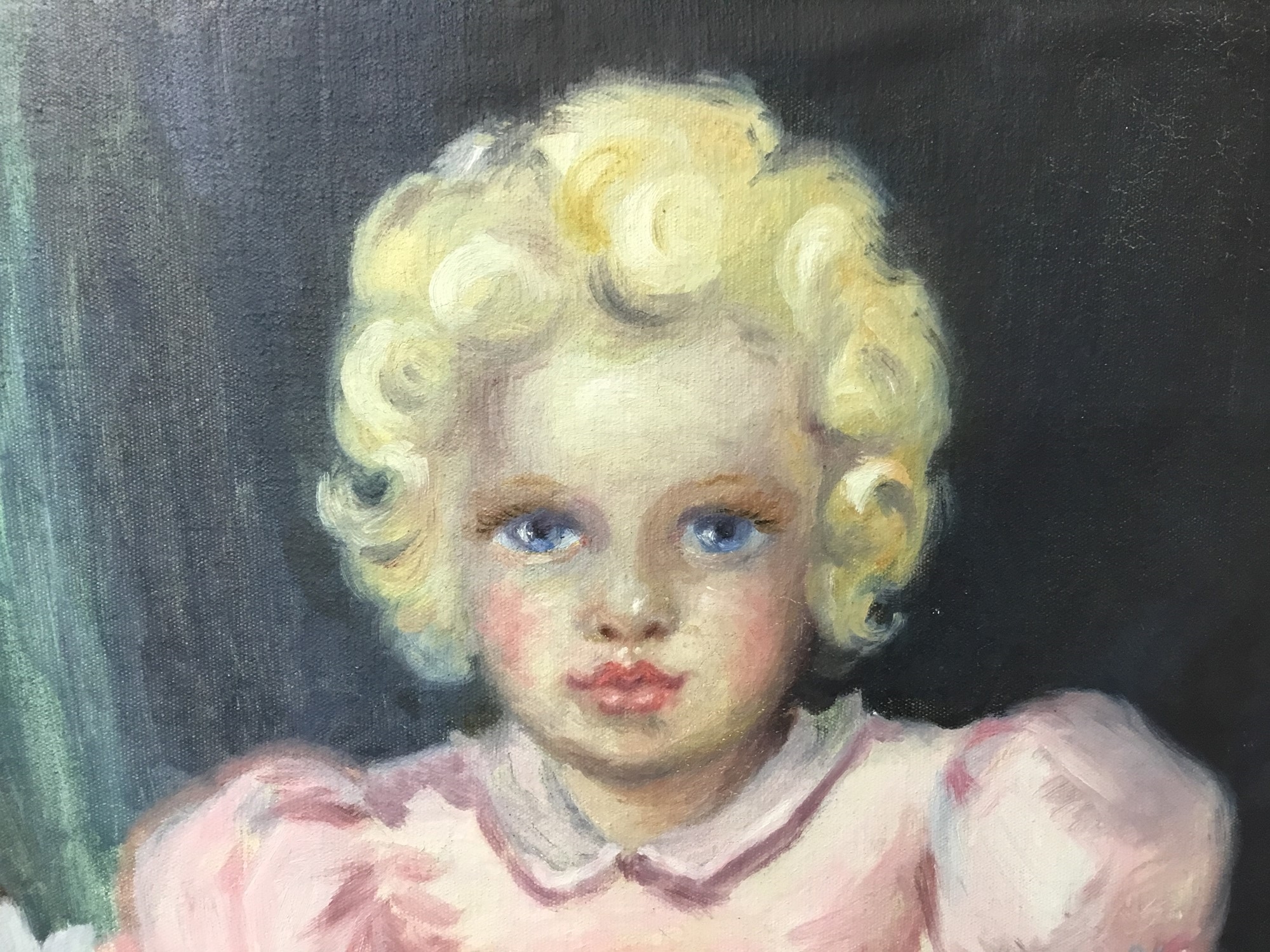 Hazel Calder-brooke | portrait of a child, 'Sandra', the artist niece ...