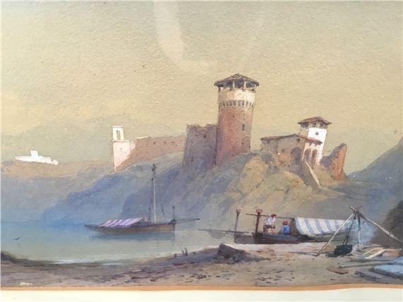 Thomas C. L Rowbotham | Italian coastal scene | MutualArt