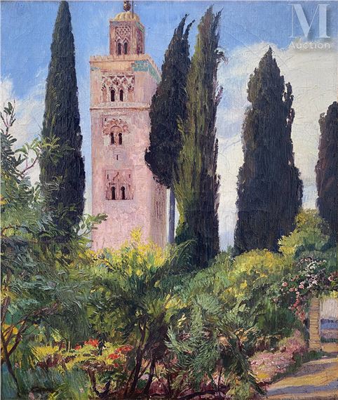 Adolphe Cossard | LES JARDINS DE LA KOUTOUBIA, MARRAKECH | MutualArt