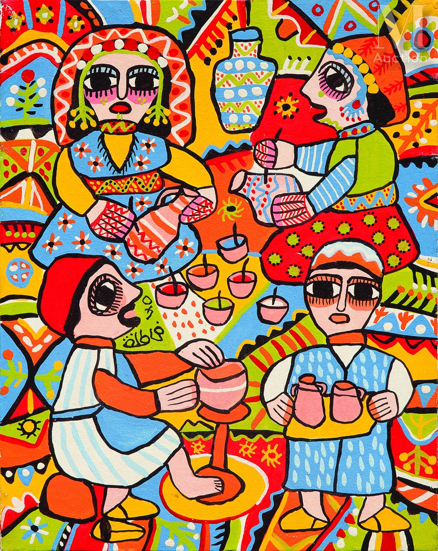 Fatna Gbouri | LES POTIERS (2004) | MutualArt