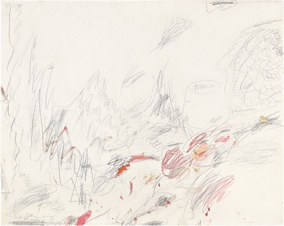Cy Twombly | Untitled (1962) | MutualArt
