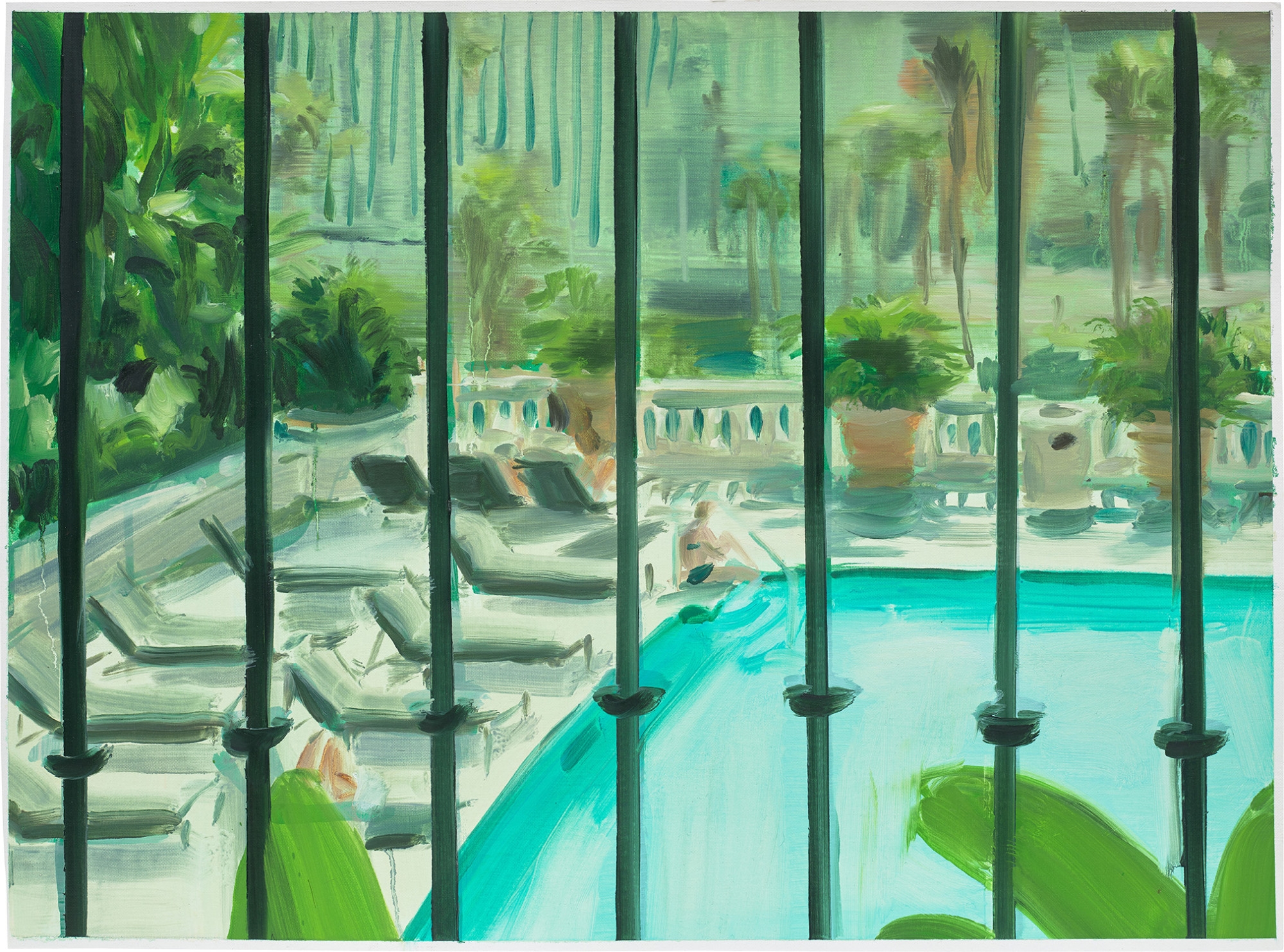 Caroline Walker | Study for Pool Views (2015) | MutualArt