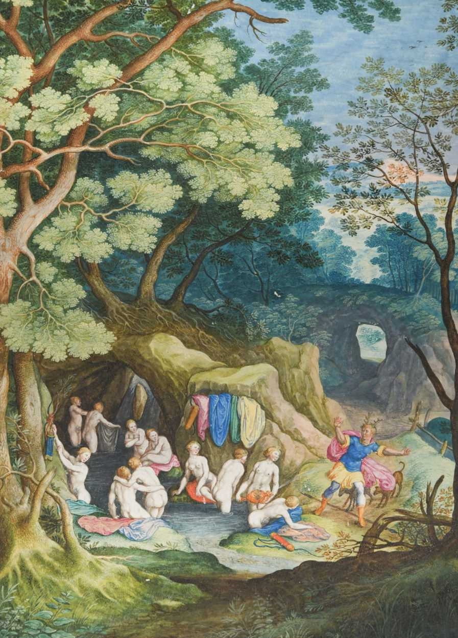 Friedrich Brentel I | Actaeon being transformed into a stag by Diana at ...