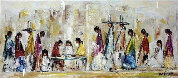 Ted DeGrazia | 'Navajo Fair' | MutualArt