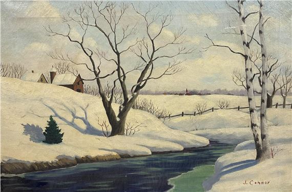 J Connor | Winter Landscape | MutualArt