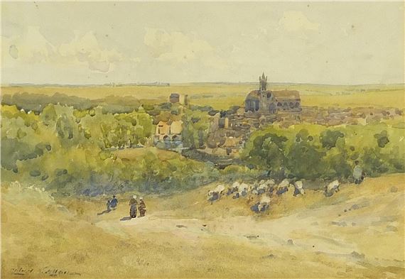 Robert Weir Allan | St Moret, France (19th Century 20th Century ...