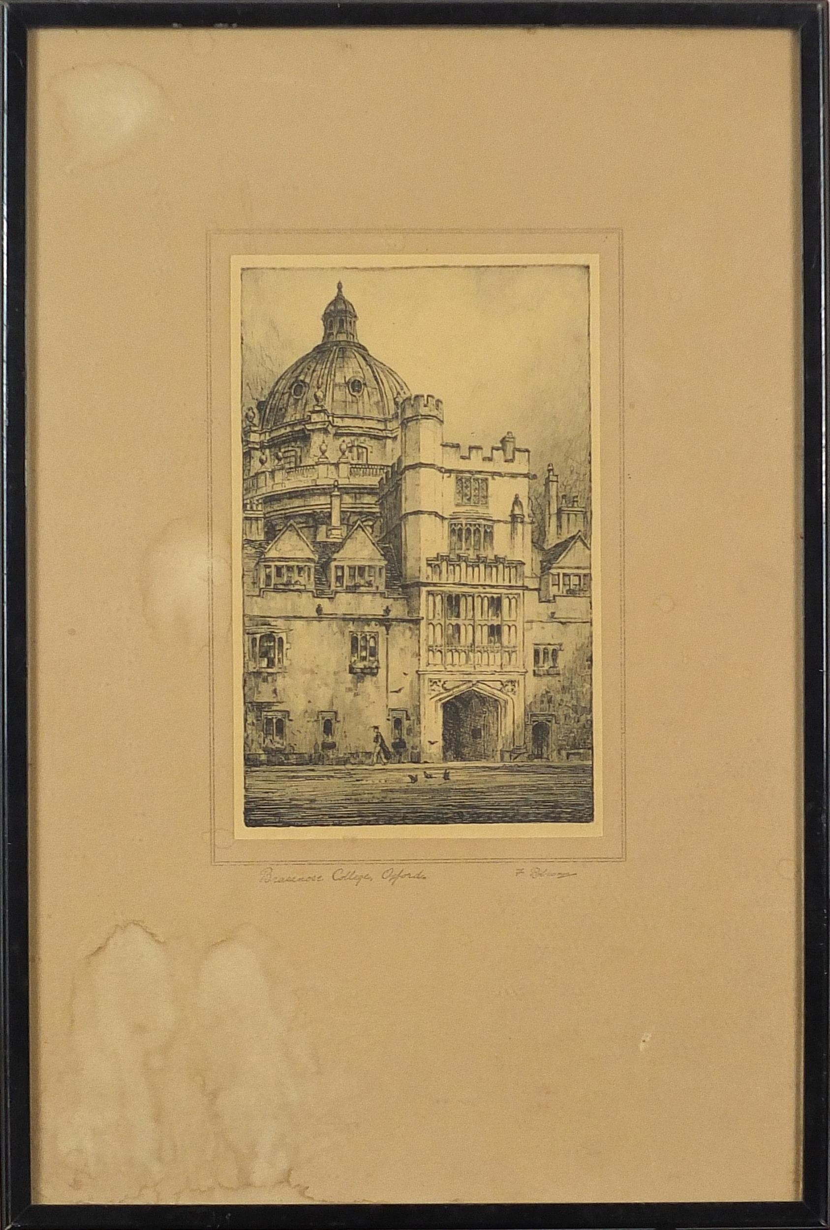 Featherstone Robson | Brasenose College, Oxford and street scene ...