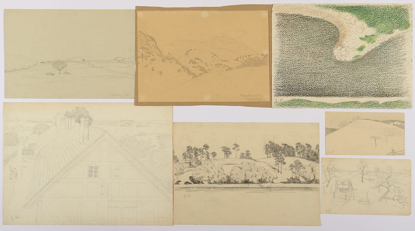 Gustav Wunderwald | Konvolut von achtzehn Zeichnungen | MutualArt