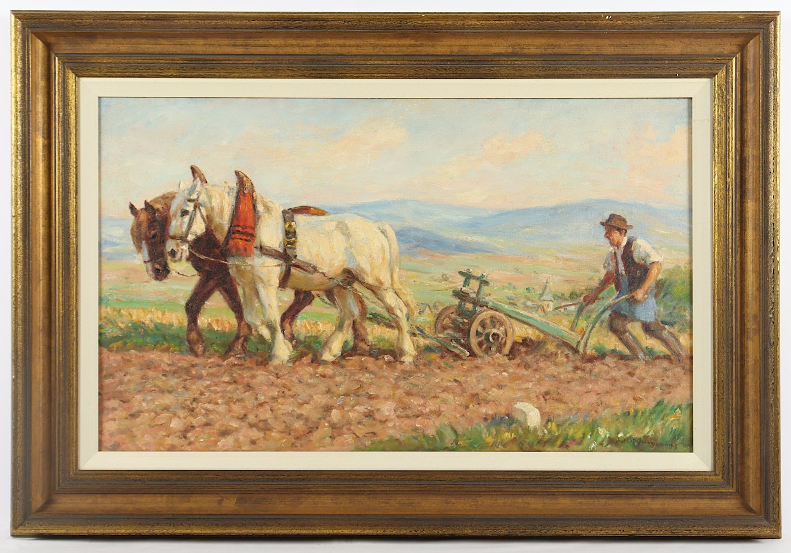 Julius Paul Junghanns | Bauer mit Pflug | MutualArt