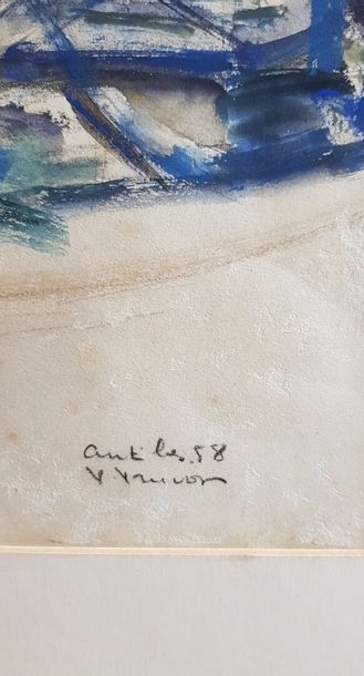 Pierre Pruvost | Vue du port d'Antibes | MutualArt