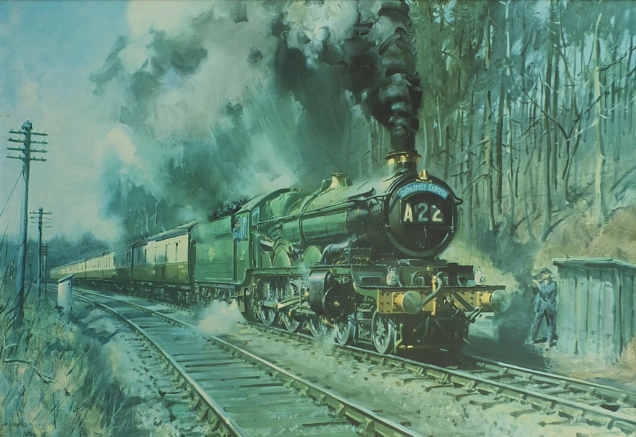 Terence Cuneo | Steam locomotives | MutualArt