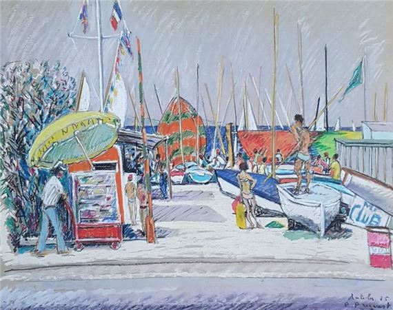 Pierre Pruvost | Le club de voile à Antibes 75 | MutualArt