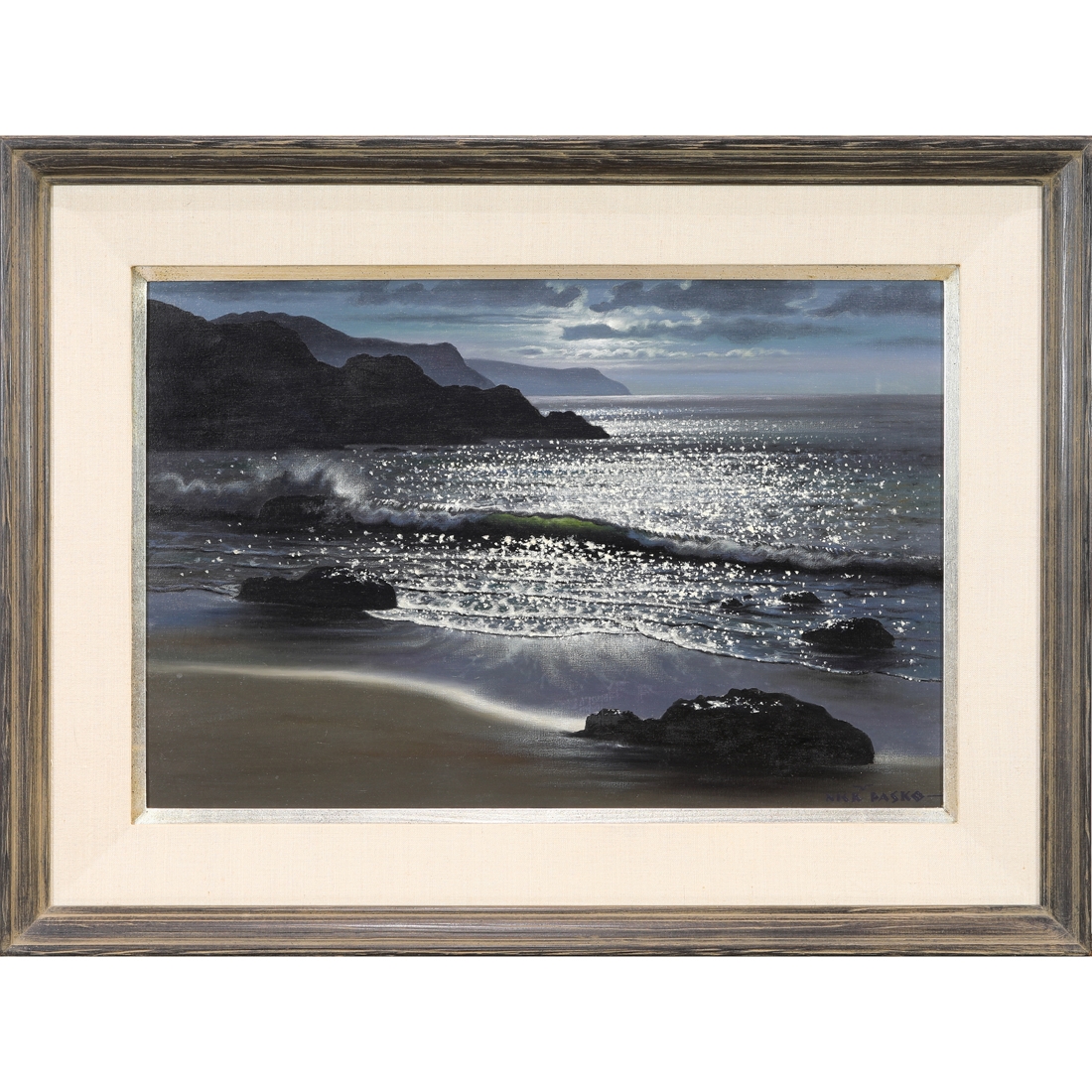 Nick Pasko | Seascape at Midnight | MutualArt