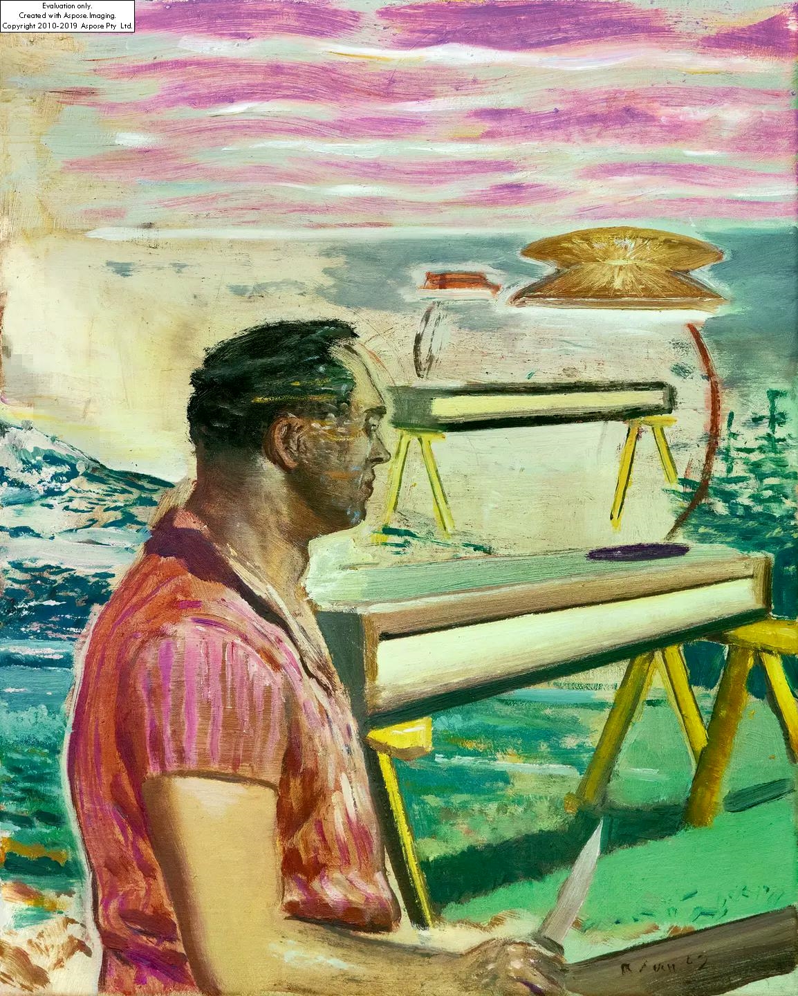 Neo Rauch | Späher (2002) | MutualArt