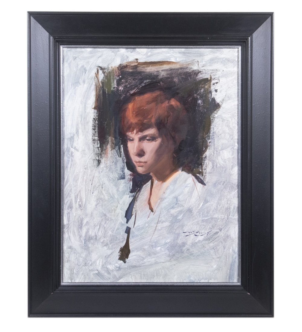 Casey Baugh | Portrait Study of a Red Haired Woman | MutualArt