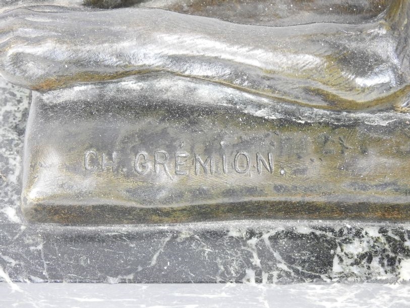 Charles Gremion | Reclining dog | MutualArt