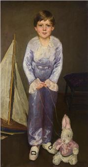 Flora Lion | a head and shoulders portrait of a lady | MutualArt