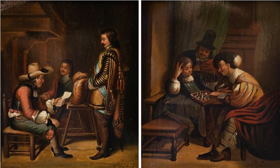 Louis Picard | The reading the letter | MutualArt