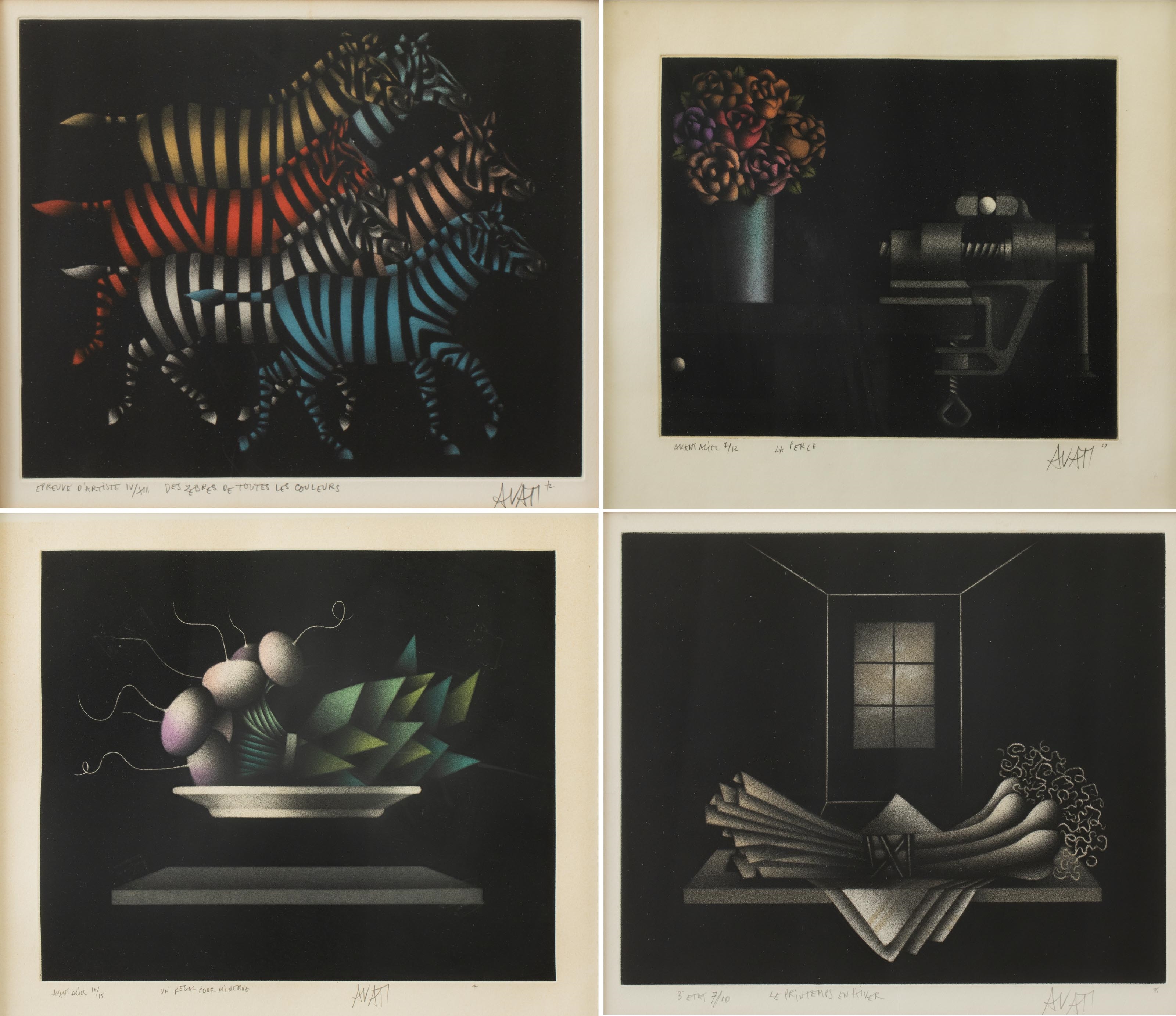 Mario Avati | Le printemps en hiver'; 'Des zèbres de toutes les ...