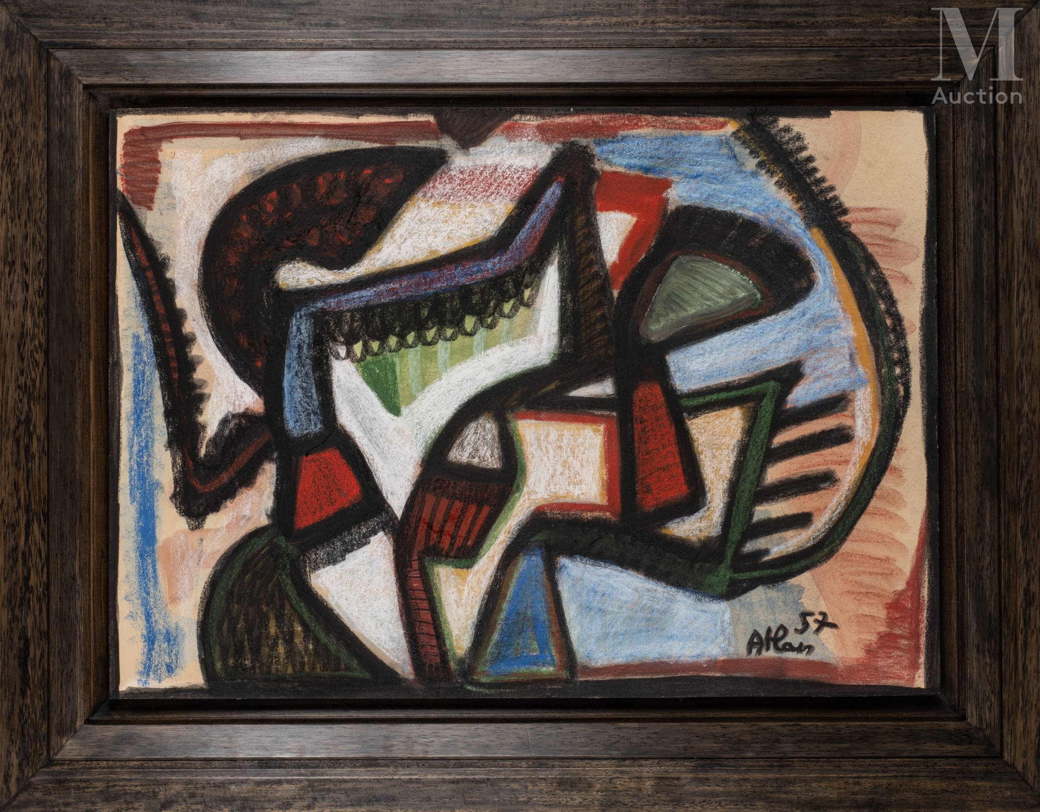 Jean-Michel Atlan | Untitled (1957) | MutualArt