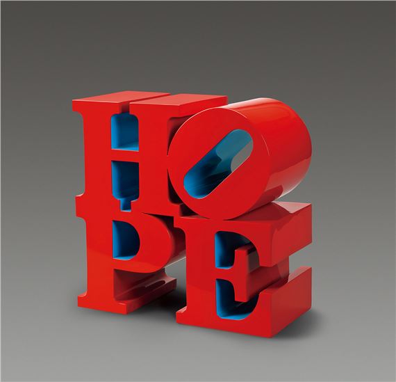Robert Indiana | Hope (Red/Blue) (2009) | MutualArt