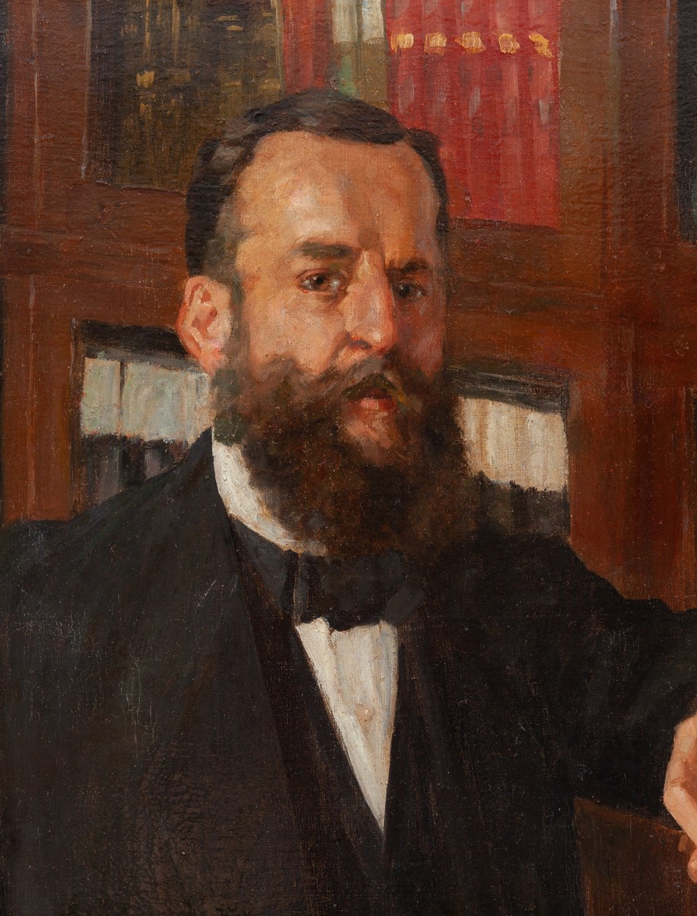 Hans Josef Becker-Leber | Male portrait (1919) | MutualArt