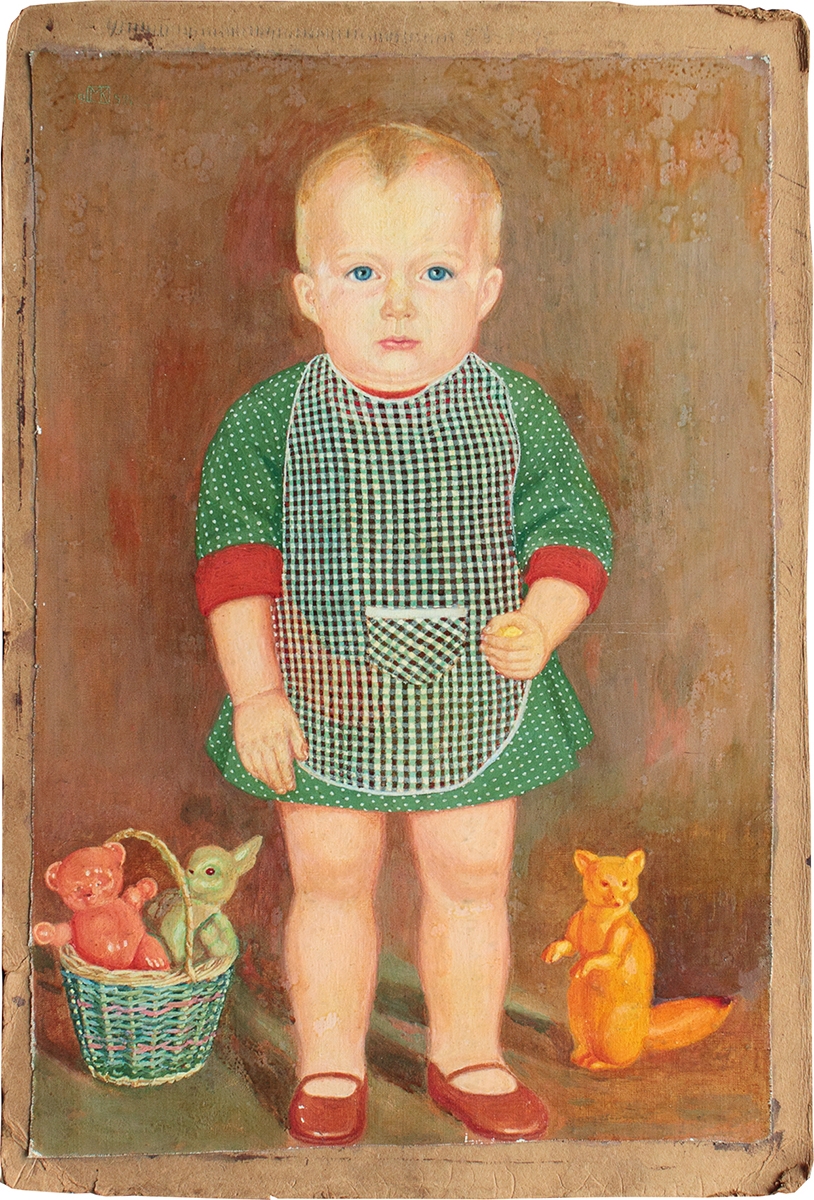 Klimentov Mikhail Ivanovich | Portrait of Lena (1959) | MutualArt