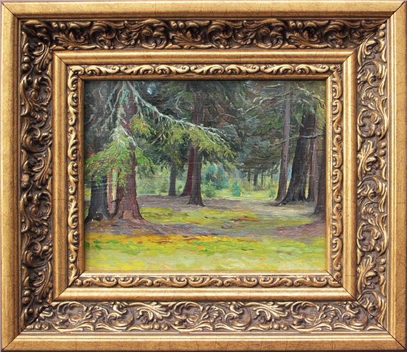 Konstantin Feofanovich Morozov | Coniferous forest | MutualArt