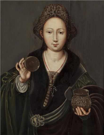 Master of the Mansi-Magdalena | Saint Mary Magdalene | MutualArt
