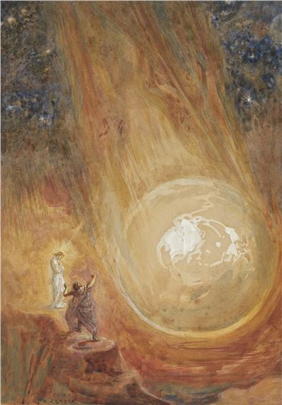 Henry John Stock | Fire and the Sea (1912) | MutualArt