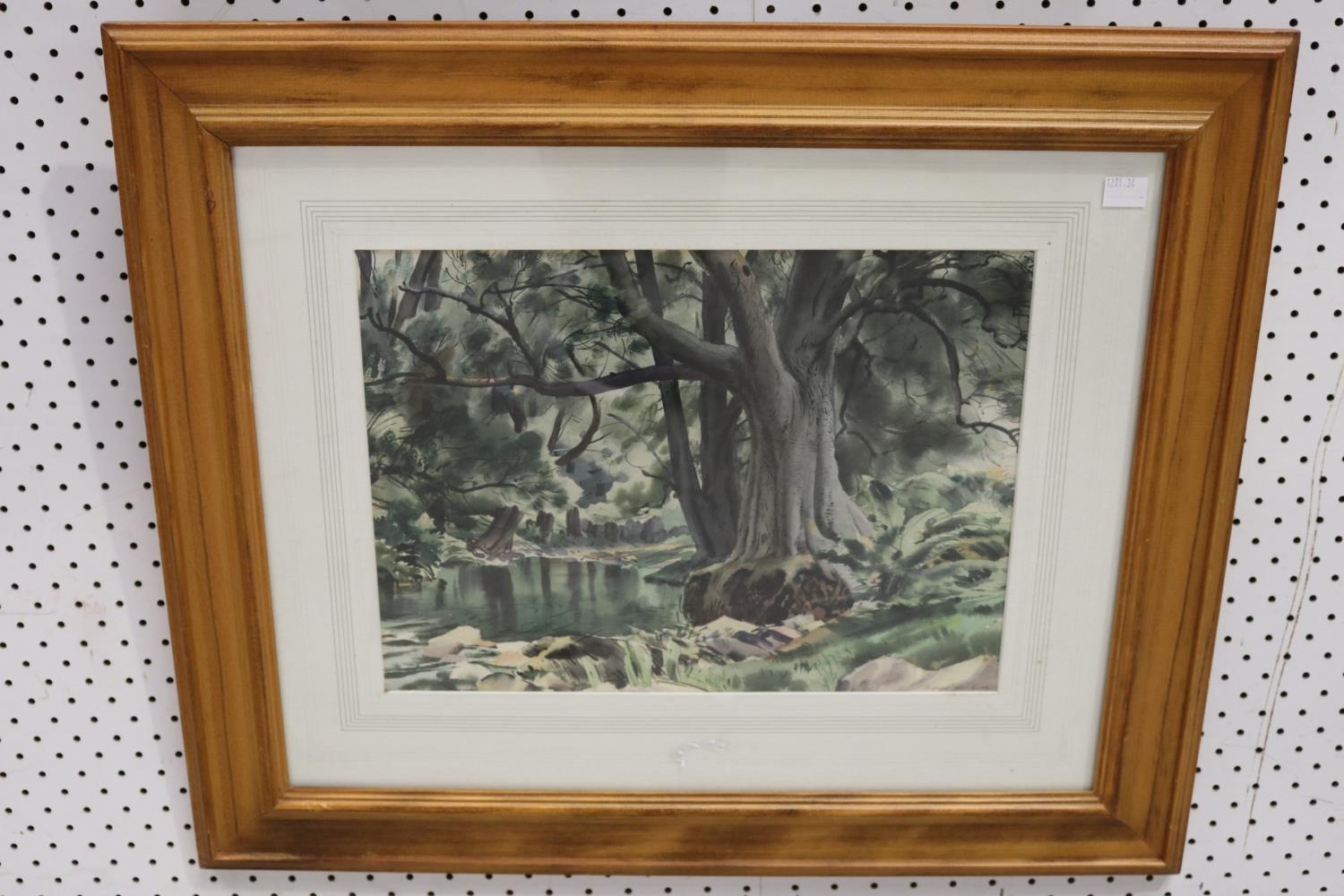 Alfred Herbert Cook | water side rainforest | MutualArt