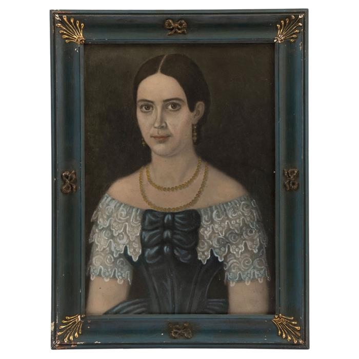 Mexican School, 19th Century | RETRATO DE MARGARITA UNDA DE JIMÉNEZ ...