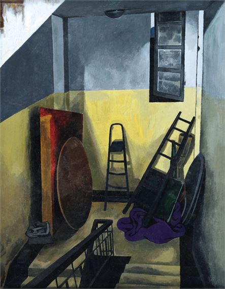 Yan Cong | A stairwell in a restaurant (2013) | MutualArt
