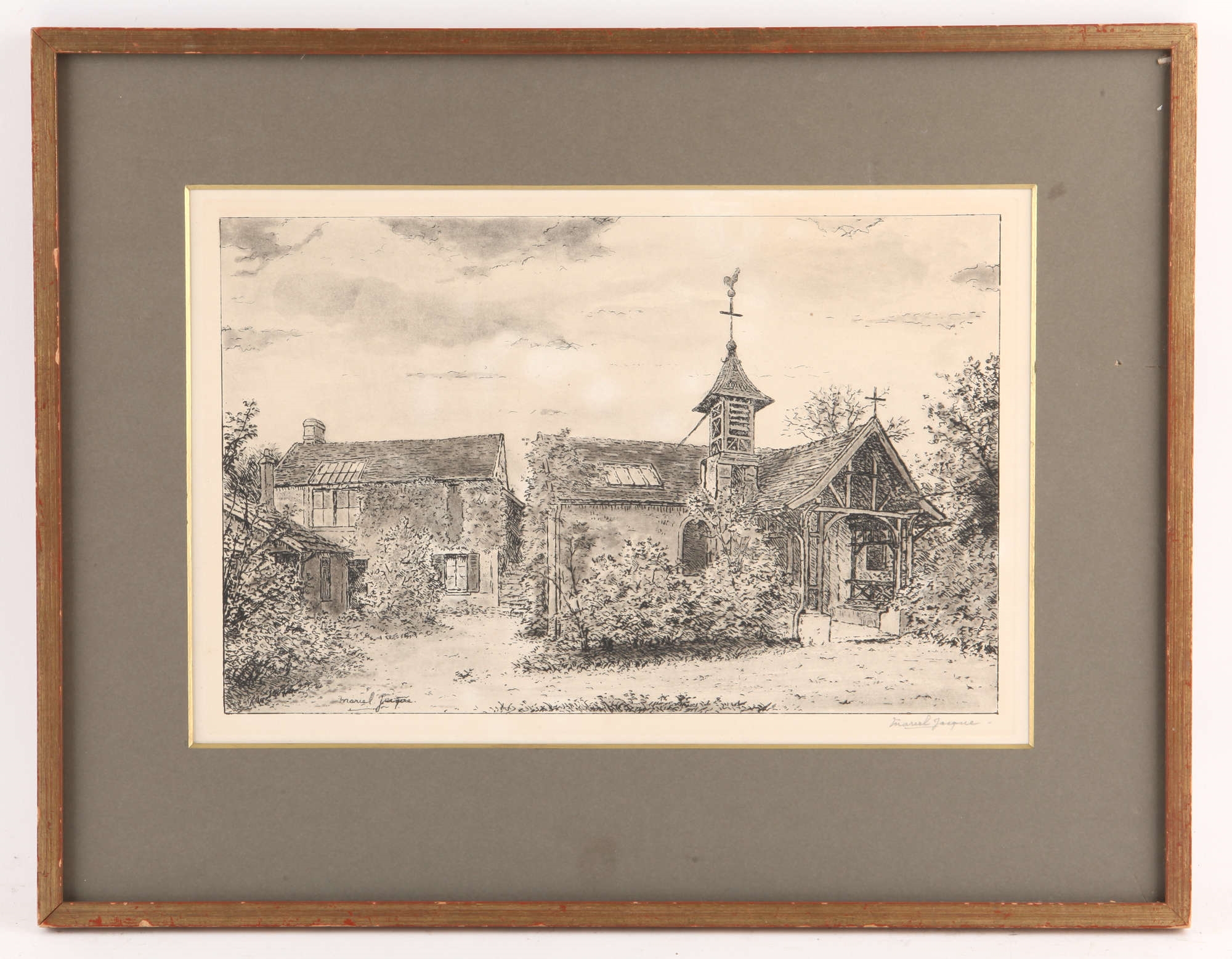 Marcel Jacque | View of The House of Theodore Rousseau | MutualArt