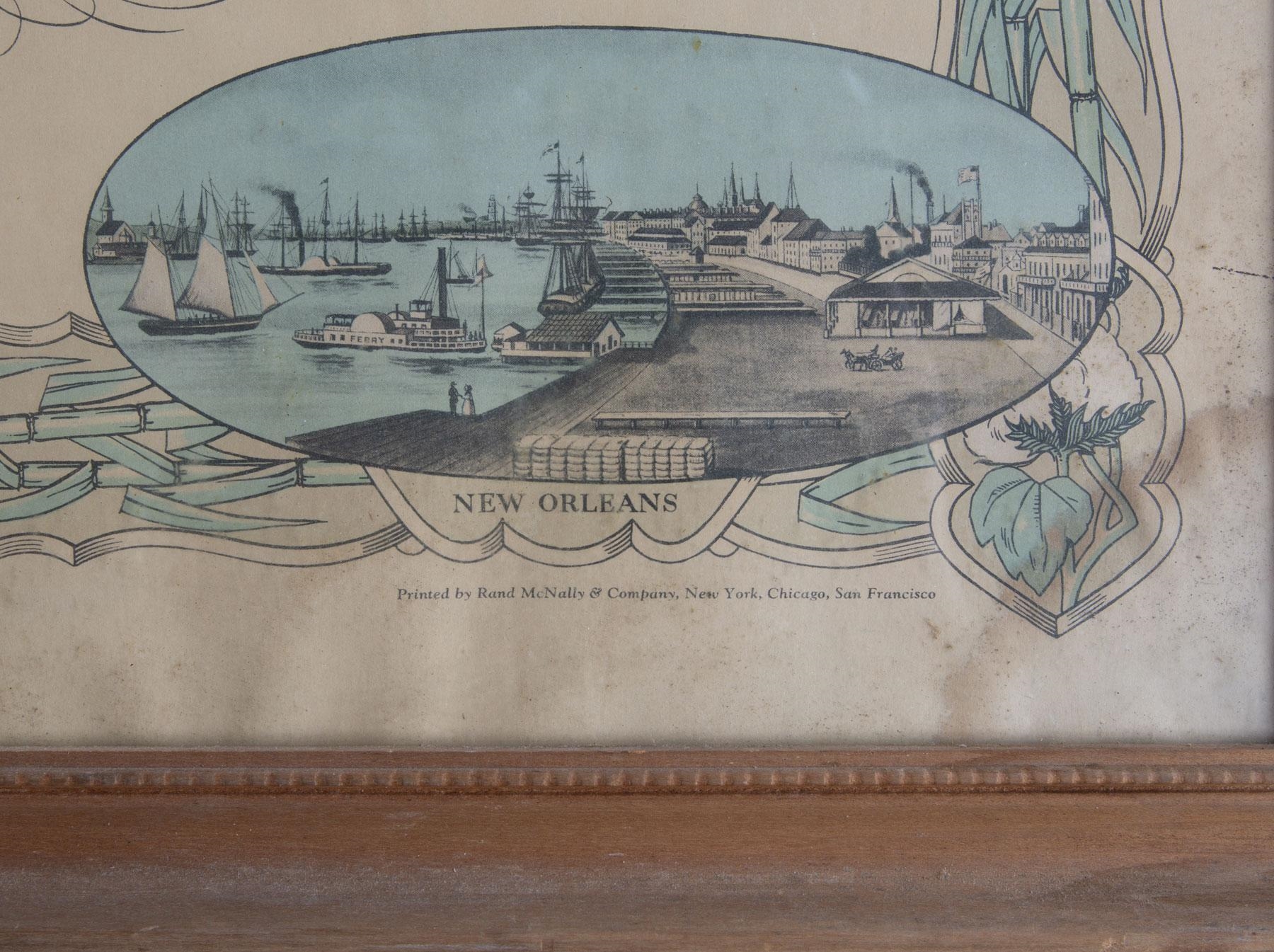 Marie Adrien Persac | Plantations on the Mississippi River from Natchez ...