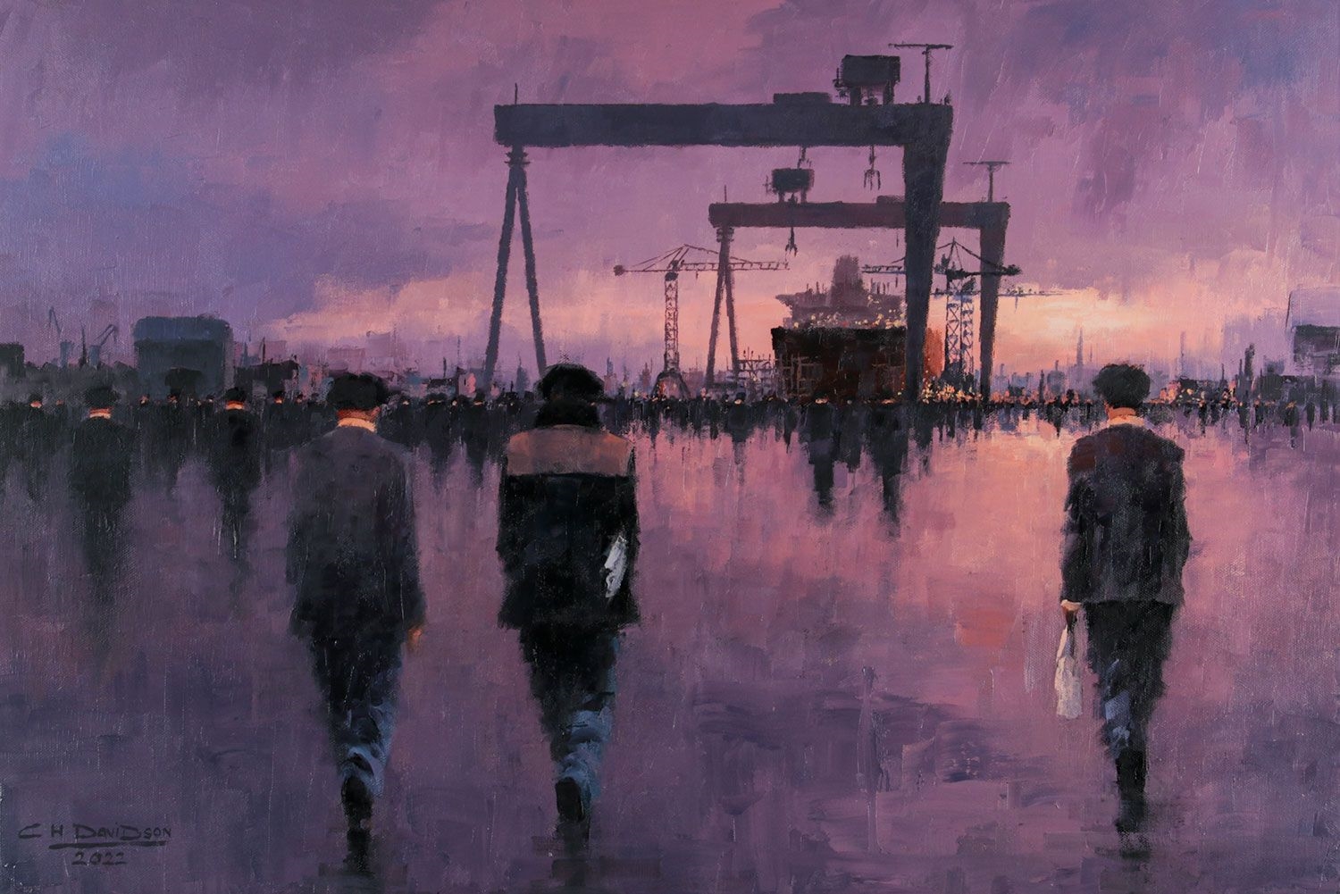 Colin H. Davidson | HEADING TO THE YARD | MutualArt