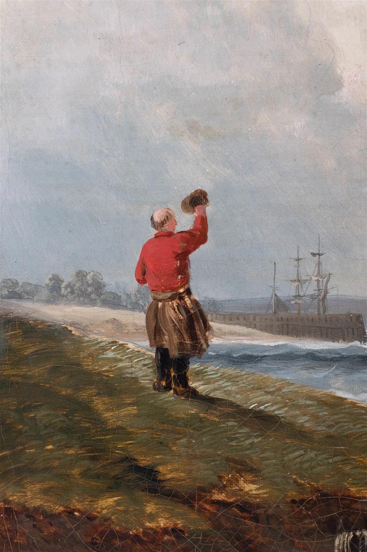 Richard Hume Lancaster | DUTCH COASTAL SCENE WITH FIGURE IN THE ...